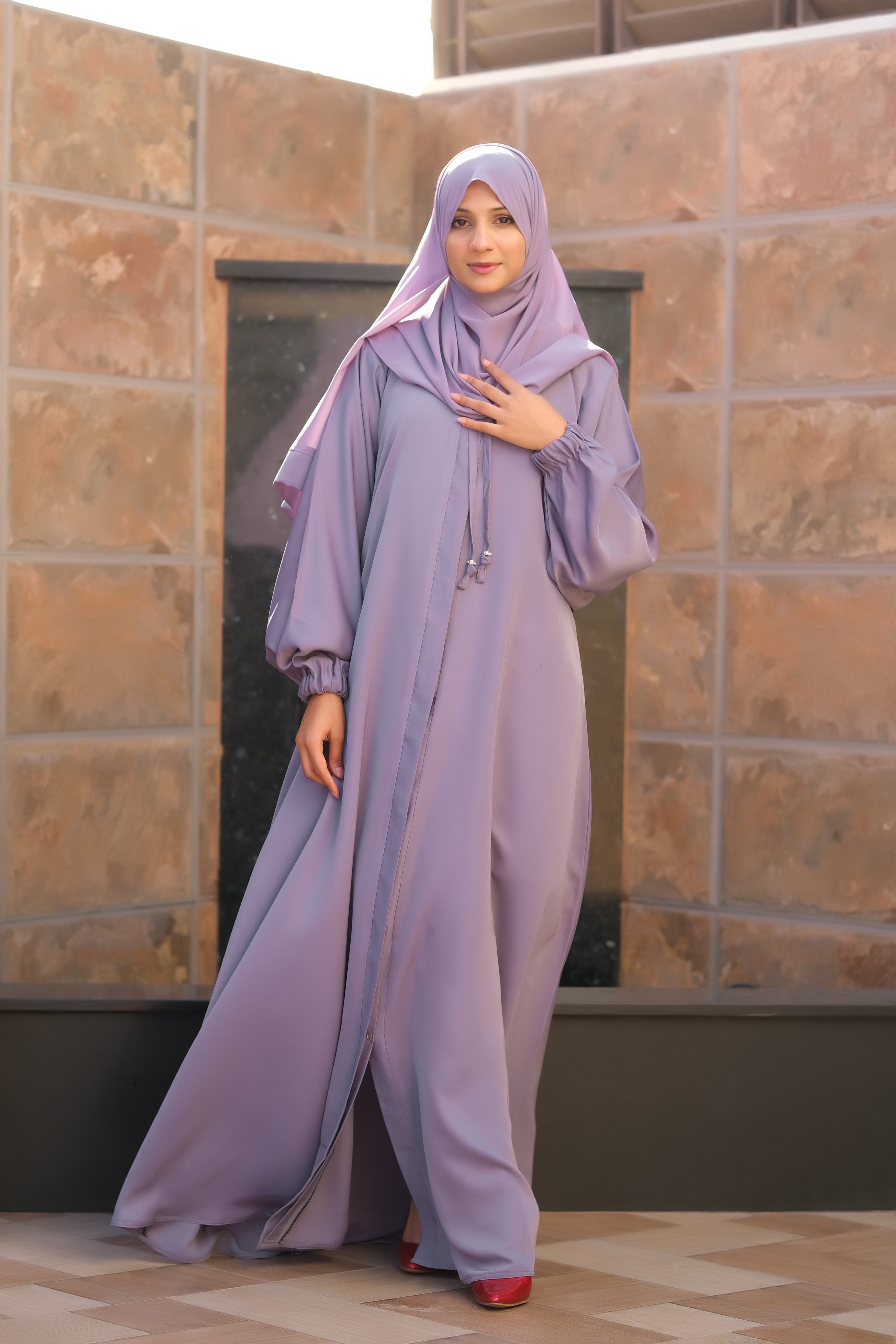 Order Silver Mist Abaya Online | Top Abaya Brand in Pakistan